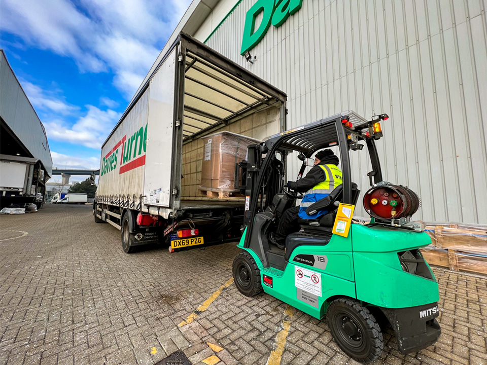 Davis Turner Case Study UK - Mitsubishi Forklift Trucks